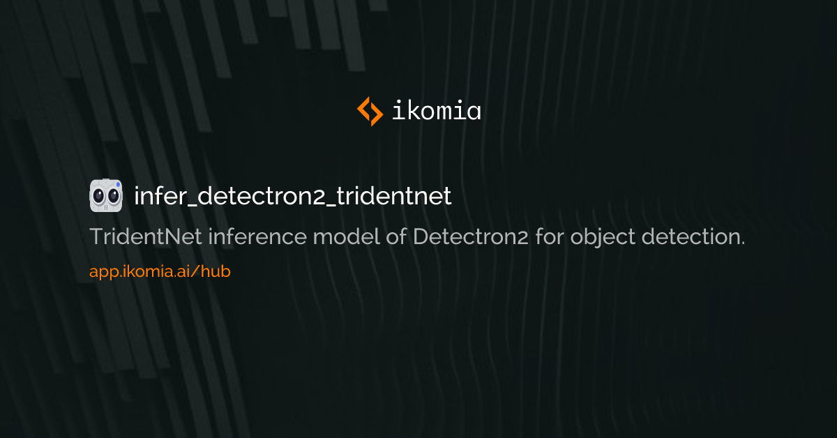 Infer Detectron2 Tridentnet · Object Detection Algorithm · Ikomia Hub